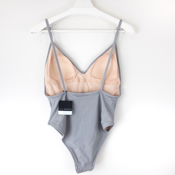 PacSun | Swim | La H E A R T S Modern Grey Onepiece | Poshmark